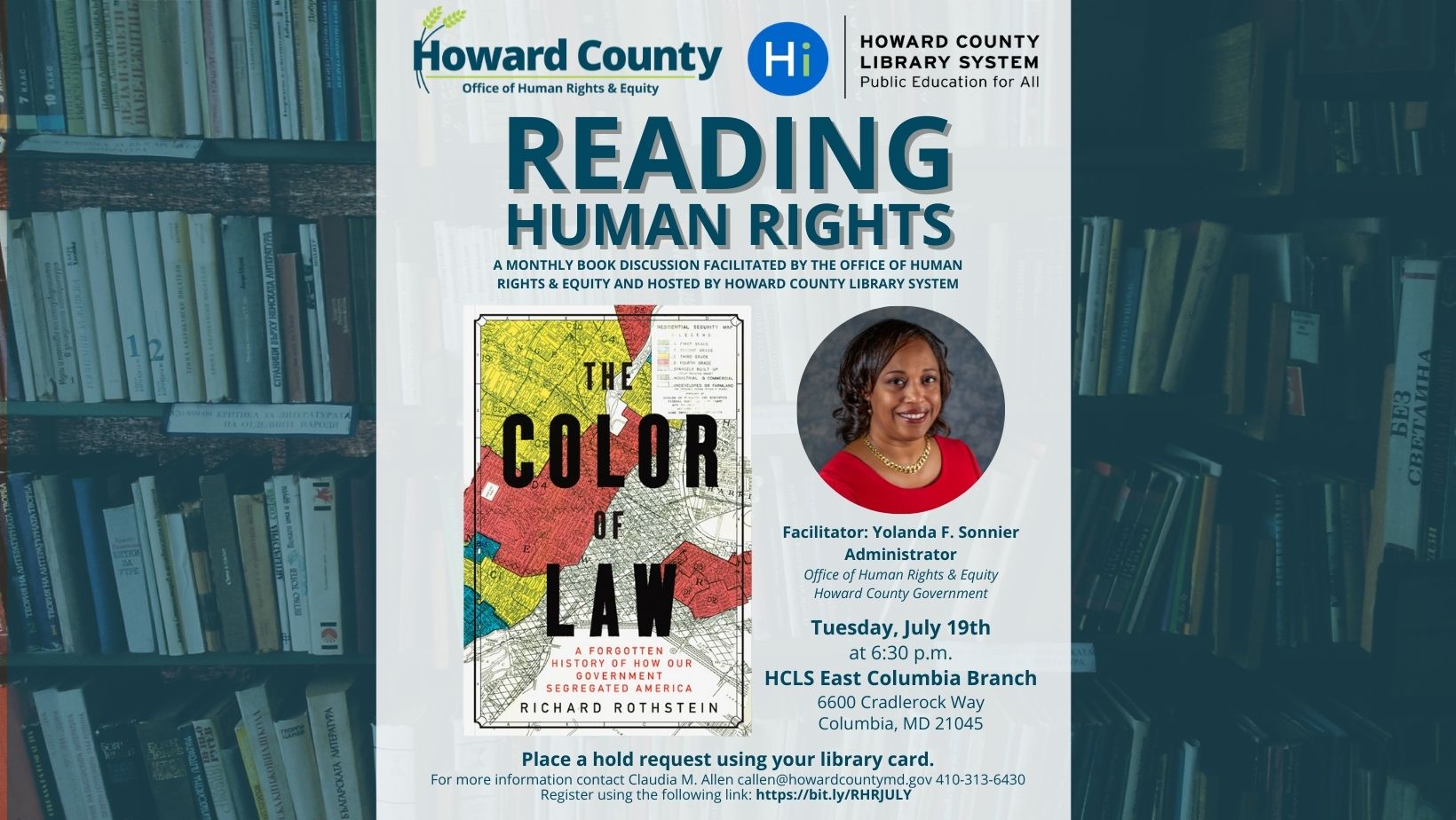 Reading Human Rights: The Color of Law | Howard County