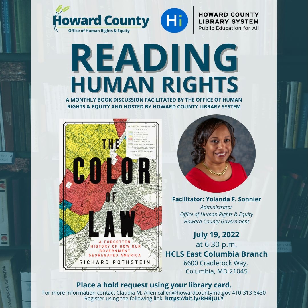 Reading Human Rights: The Color of Law | Howard County