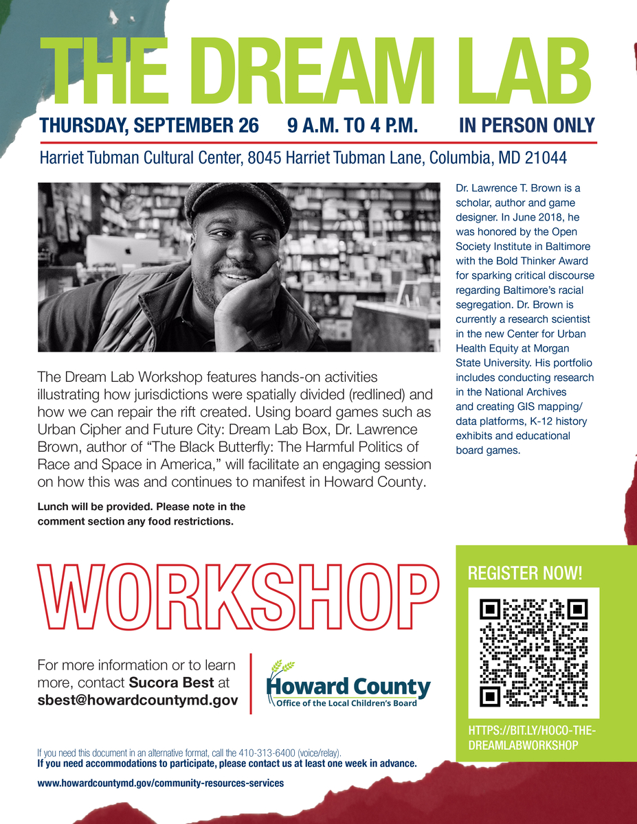The Dream Lab Workshop | Howard County