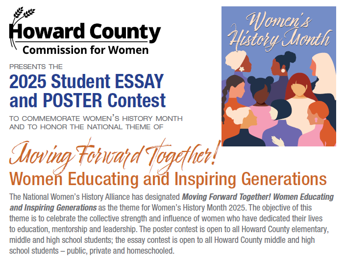 Commission for Women 2025 Student Contest | Howard County